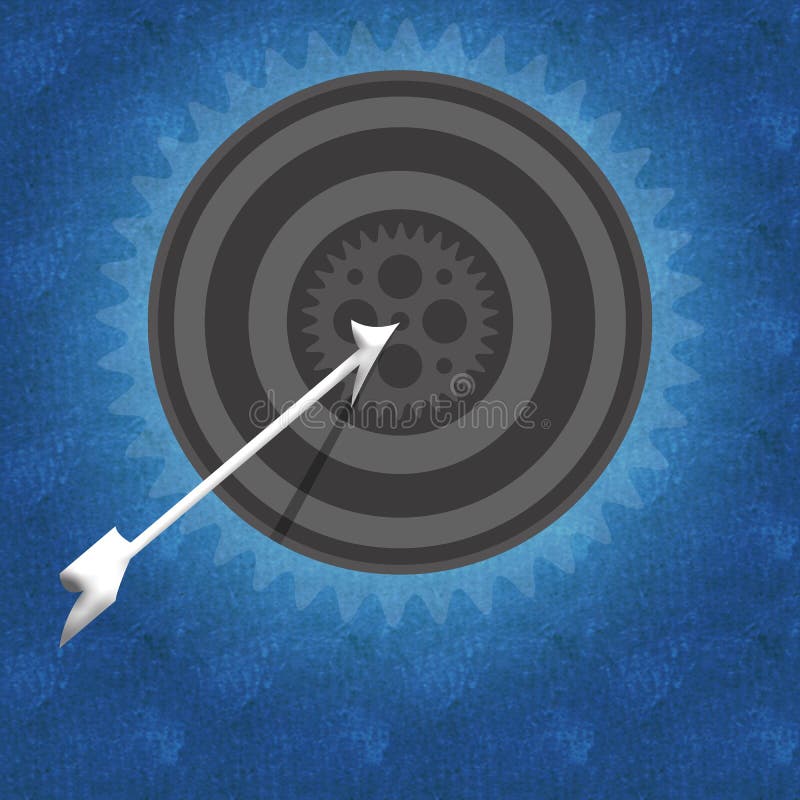 Business Concept for Success with the Right Action Stock Illustration ...