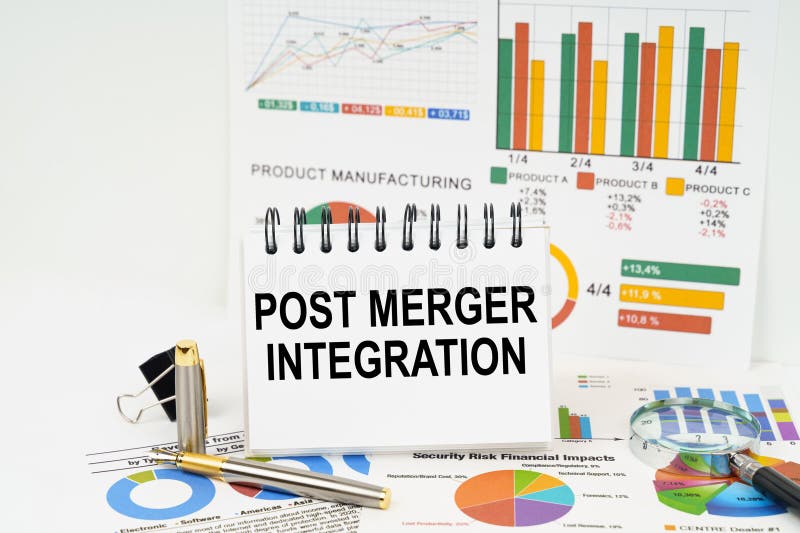 On the Table are Reports with Graphs and a Notepad with the Inscription ...