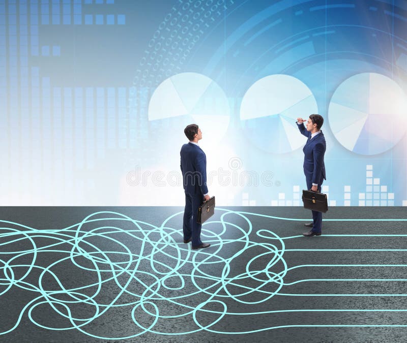 Business Concept of Uncertainty and Confusion Stock Photo - Image of ...