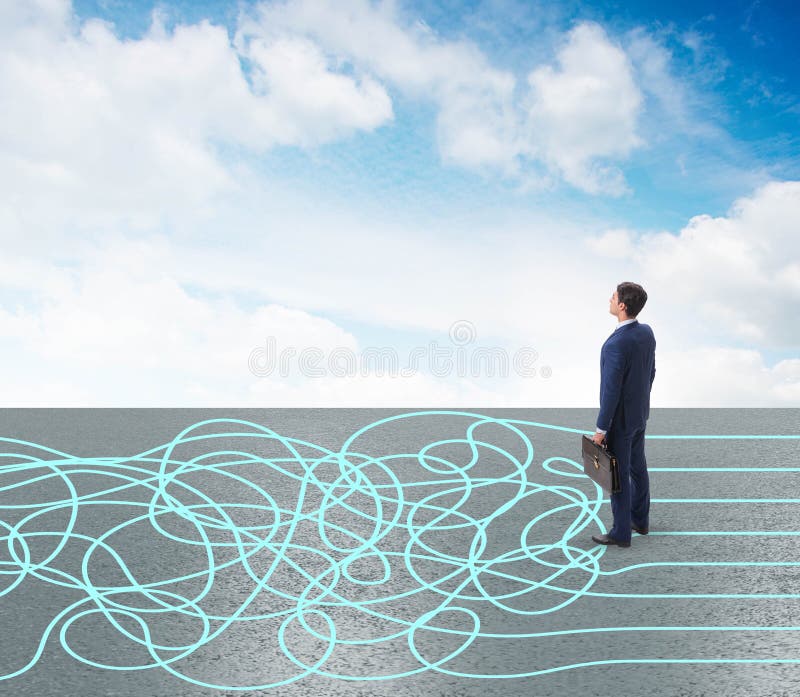 Business Concept of Uncertainty and Confusion Stock Photo - Image of ...