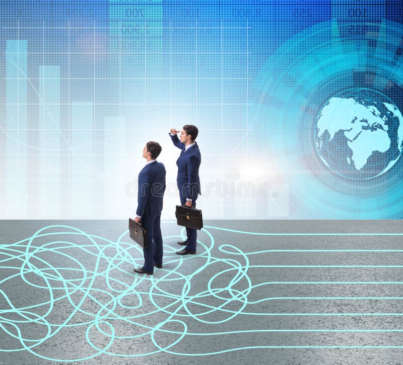 Business Concept of Uncertainty and Confusion Stock Photo - Image of ...