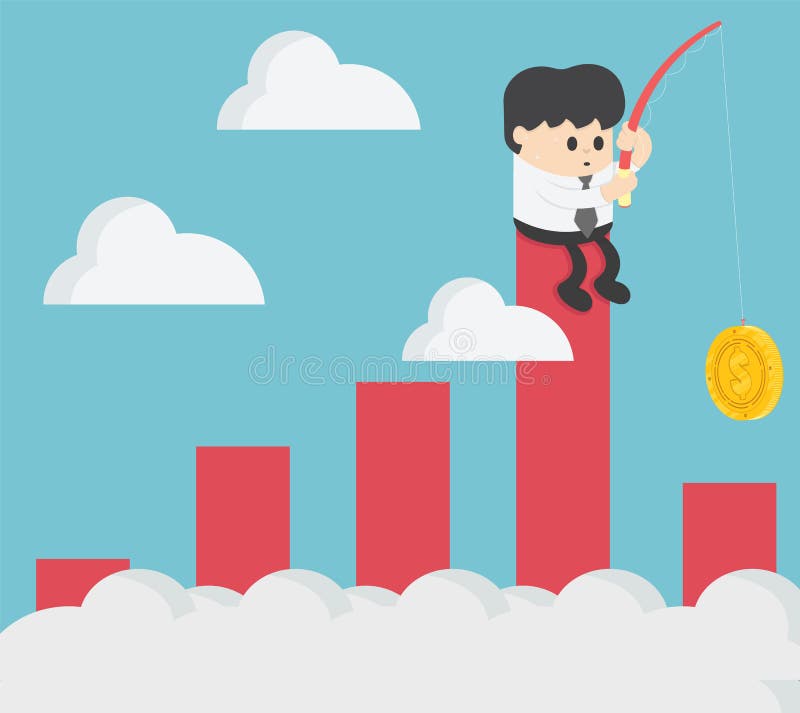 Illustration of Chart Isolated Isolated on White Stock Illustration ...