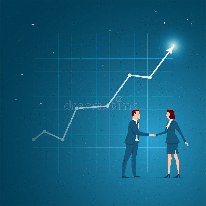 Business Partner Partnership Growth Stock Illustrations – 3,985 ...