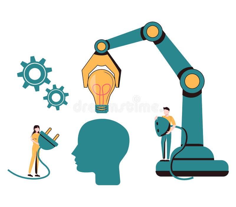 Unplug Brain Stock Illustrations – 33 Unplug Brain Stock Illustrations ...