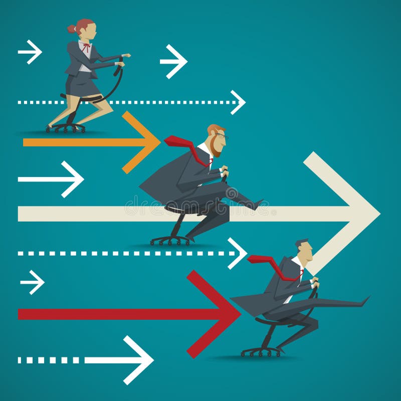Business Concept, Visual Comparison of the Competitiveness of Bu Stock ...