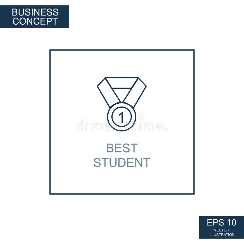 Business Concept, Web Icon from Thin Lines. Best Student Support ...