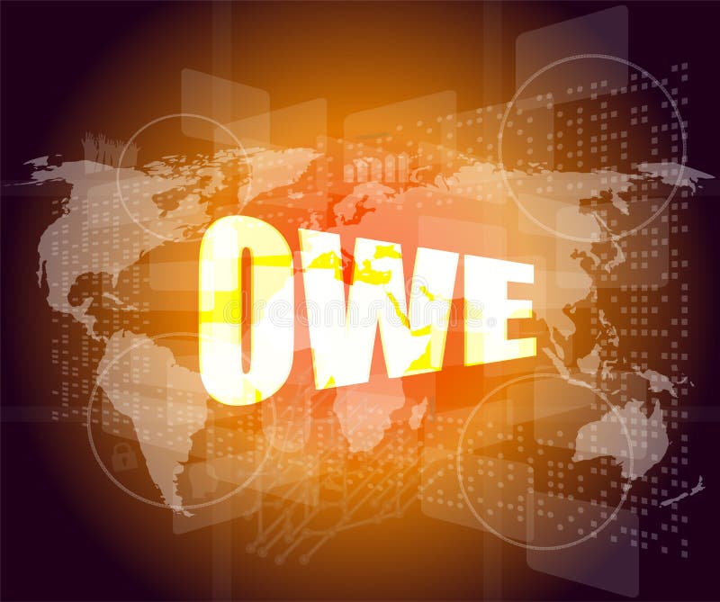 Owe Stock Illustrations – 1,743 Owe Stock Illustrations, Vectors ...