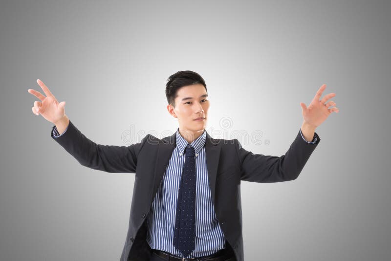 Business conductor man stock image. Image of businessman - 76699649