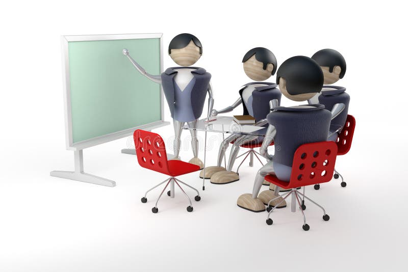 Dull business presentation stock illustration. Illustration of ...