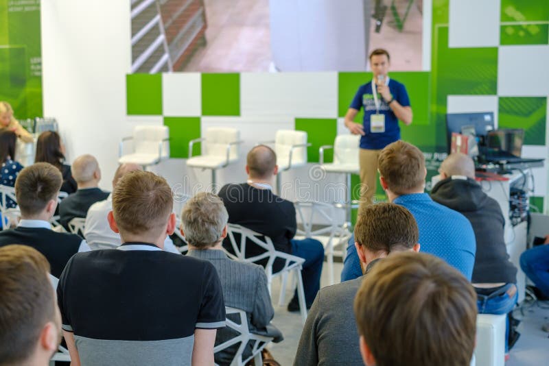 Business Conference Attendees Sit and Listen Editorial Stock Photo ... Business Conference Attendees Sit and Listen Editorial Stock Photo ...