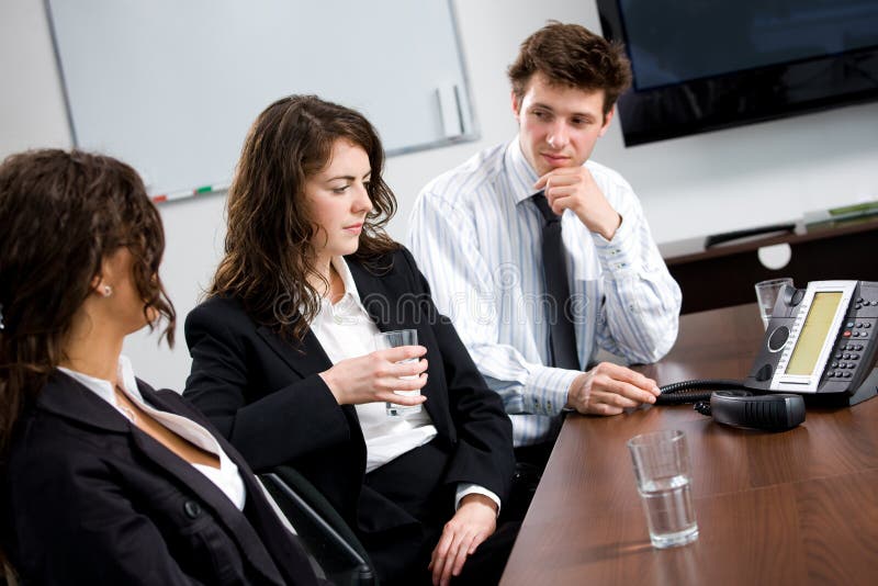 Business conference call stock photo. Image of contact - 8290696
