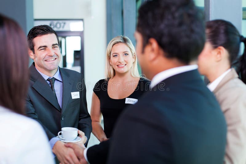 Business conference stock image. Image of attractive - 32092627