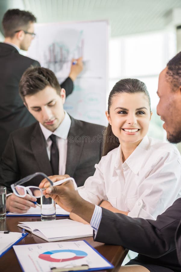 Business conference stock image. Image of board, sitting - 55796703