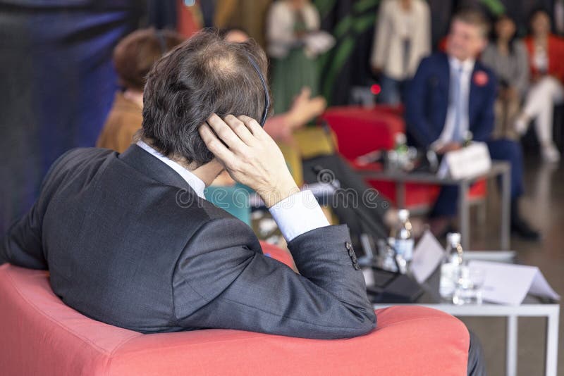 Roundtable Meeting or Business Event Stock Image - Image of symposium ...