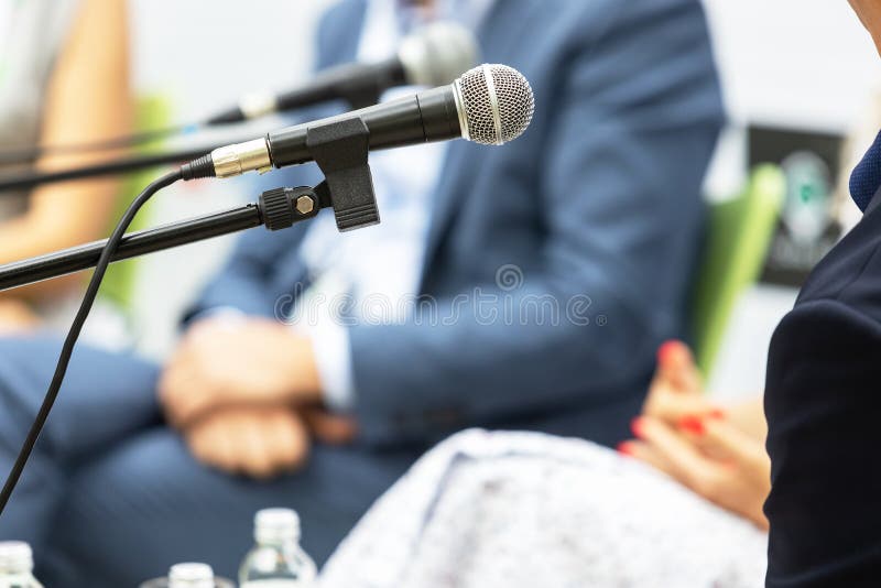 Business Conference or Roundtable Event Stock Image - Image of business ...