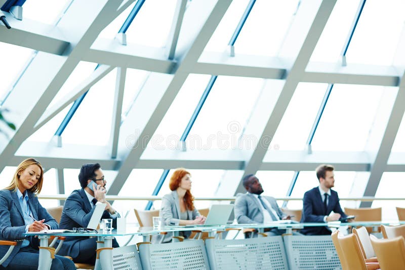 Business conference stock image. Image of colleagues, female - 3784501