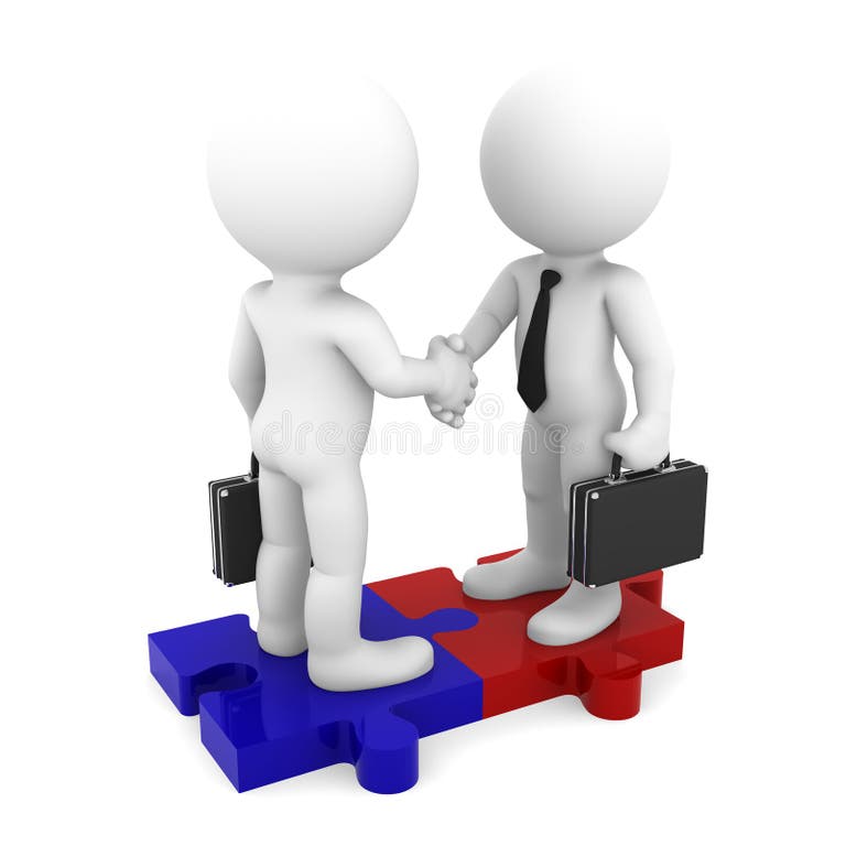 Business Partner Connection Stock Illustrations – 21,709 Business ...