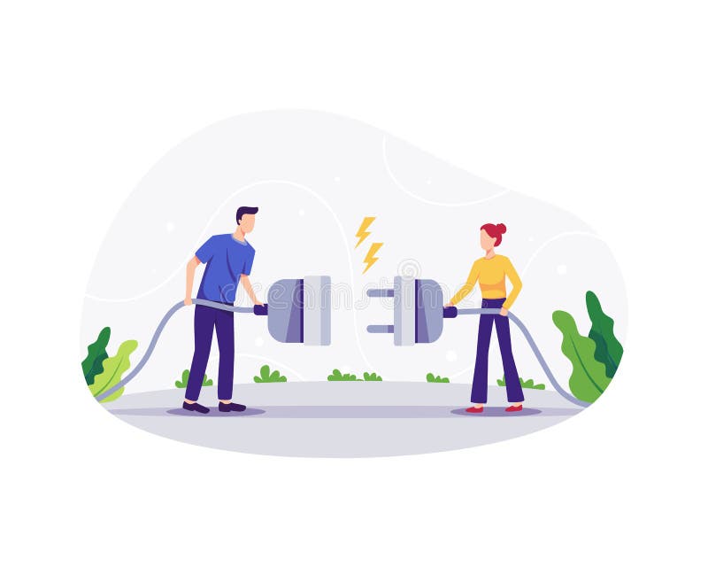 Business Connection Concept Illustration Stock Vector - Illustration of ...