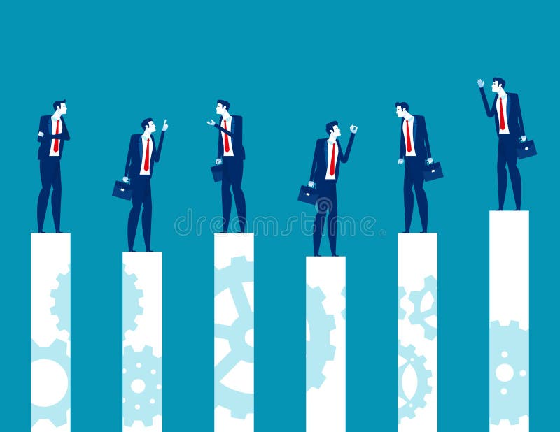 The Business Connection and Solution for Everyone Stock Vector ...