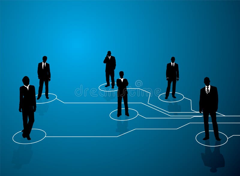 Business connections stock vector. Illustration of gradient - 3862417
