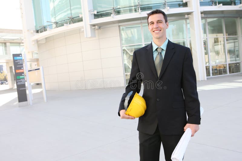 Business Construction Man stock image. Image of handsome - 7698211