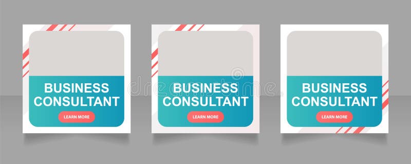 Business Consultant Service Web Banner Design Template Stock ...