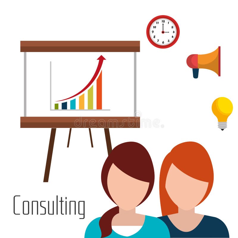 Business Consulting Design. Stock Vector - Illustration of consulting ...