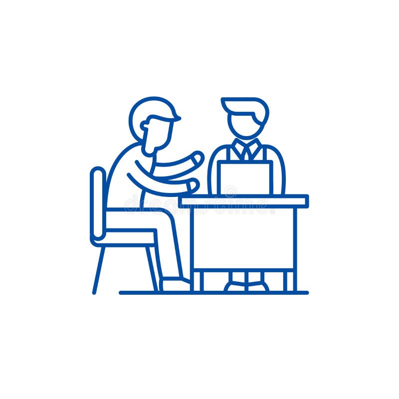 Business Consulting Line Icon Concept. Business Consulting Flat Vector ... Business Consulting Line Icon Concept. Business Consulting Flat Vector ...