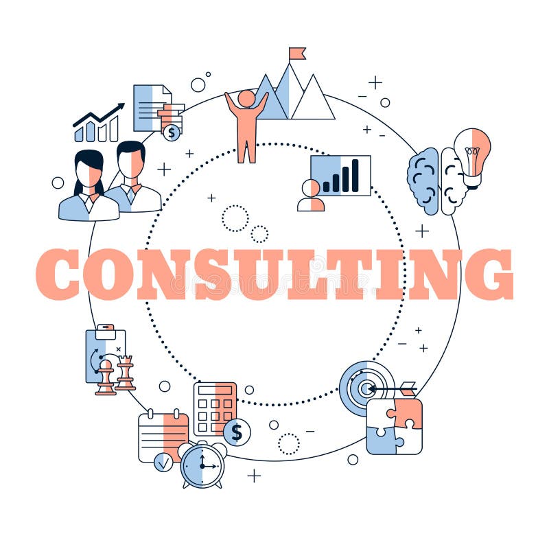 Business Consulting Vector Concept Stock Vector - Illustration of ...