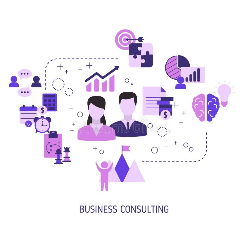 Business Consulting Vector Concept Stock Vector - Illustration of ...