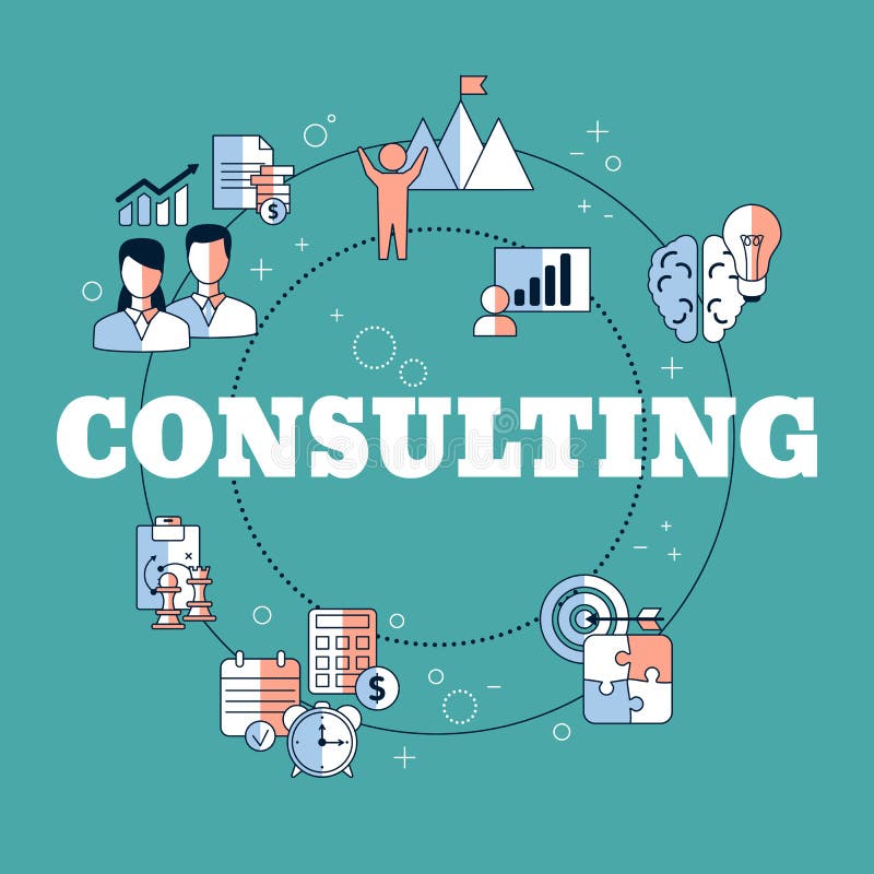 Business Consulting Vector Concept Stock Vector - Illustration of ...