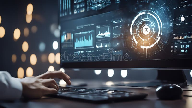 Business Consumes Technology Stock Illustration - Illustration of ...