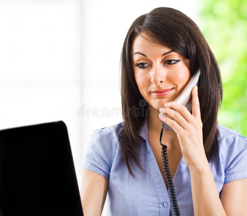 Business contact stock photo. Image of telephone, person - 24450124