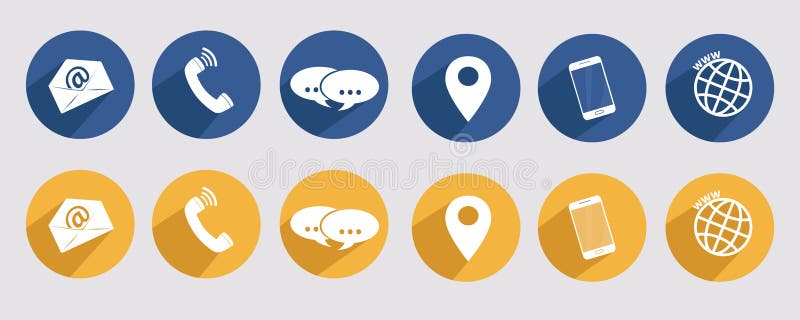 Business Contact Icon Vector Stock Vector - Illustration of design ...