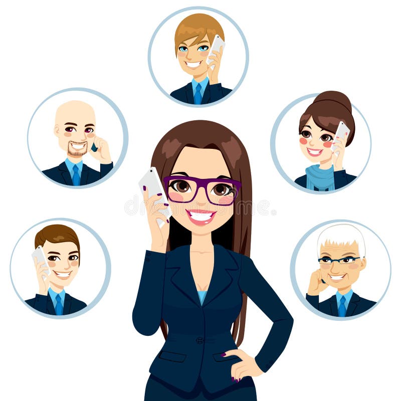 Business Contacts Stock Illustrations – 10,235 Business Contacts Stock ...
