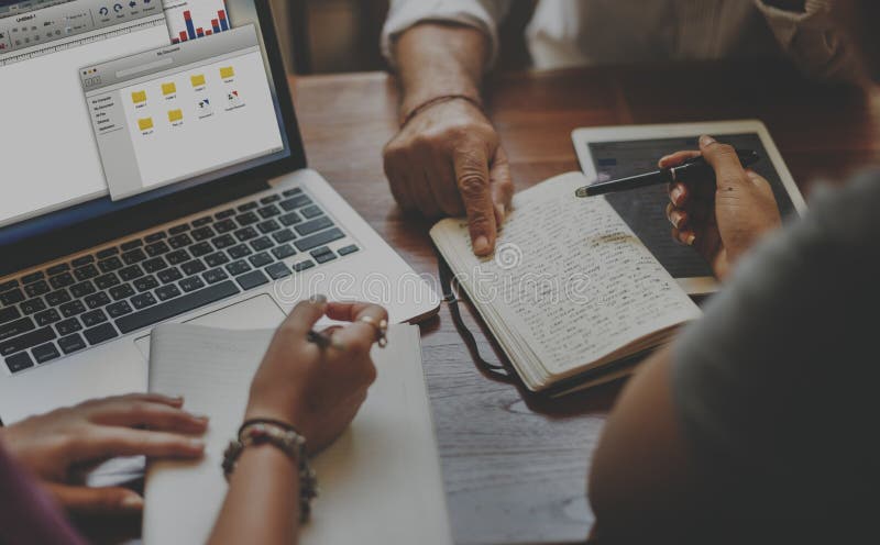 Business Contemporary Information Sharing Work Concept Stock Image ...