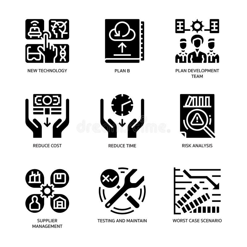 Business Continuity Icons Stock Illustrations – 415 Business Continuity ...
