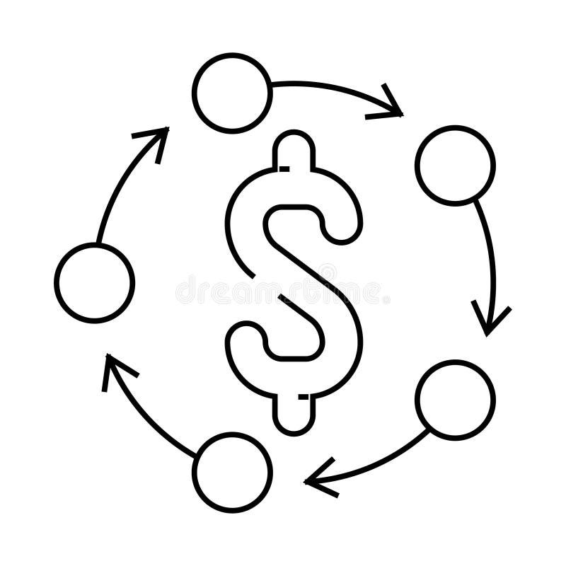 Business Continuity Process Line Icon Vector Illustration Stock Vector ...