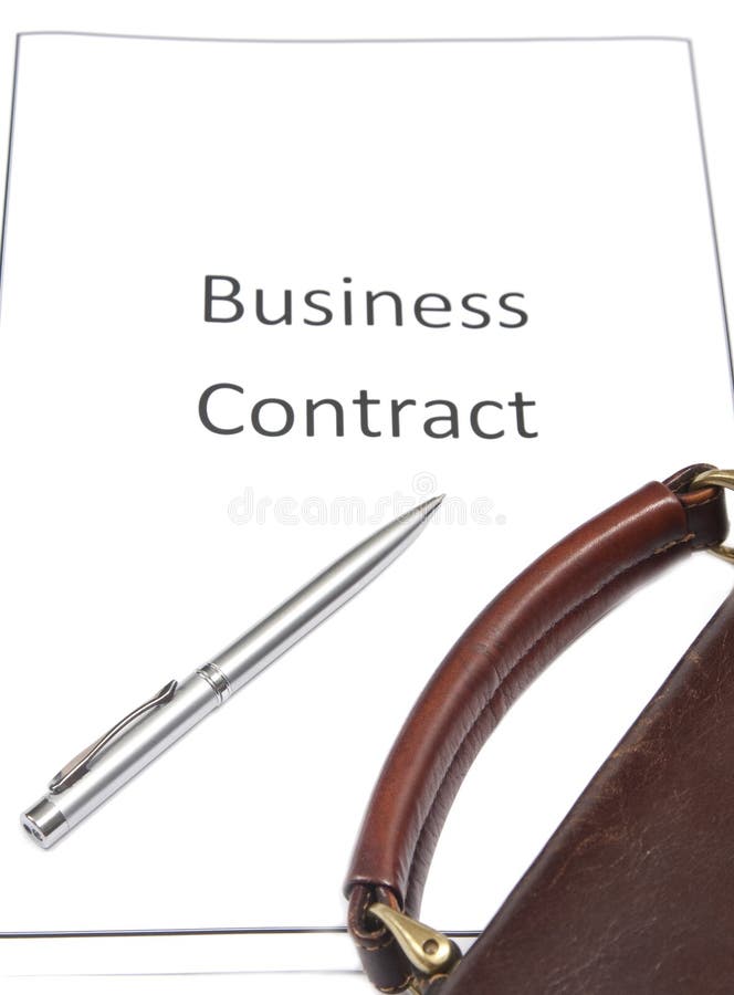 Business Contract stock image. Image of abstract, sign - 15441101