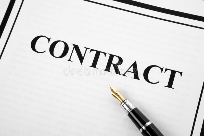 Business Contract stock image. Image of file, paper, contract - 9839563