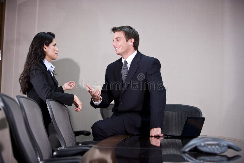 Business together stock photo. Image of boss, disagreement - 5250520