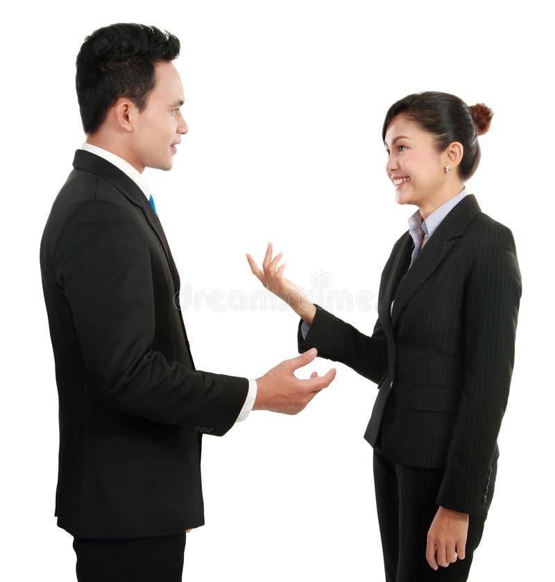 Business conversation stock image. Image of discussion - 24677819