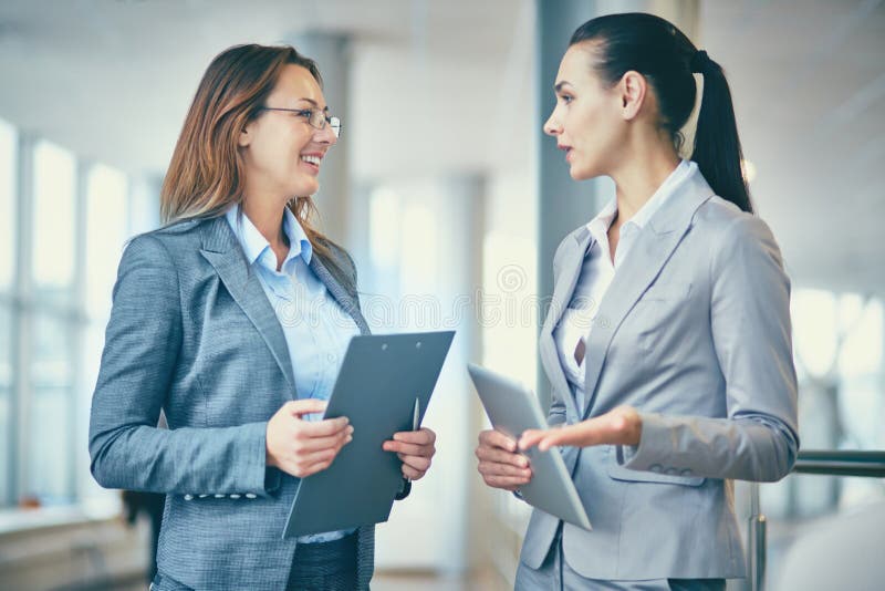 Business conversation stock image. Image of explaining - 56445651