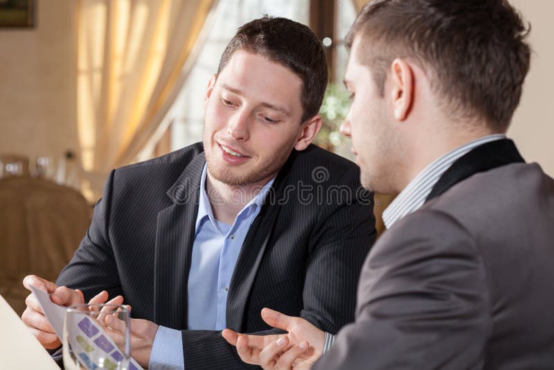 Business conversation stock photo. Image of meeting, creative - 50099100