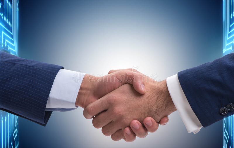 The Business Cooperation Concept with Businessmen Hand Shaking Stock ...