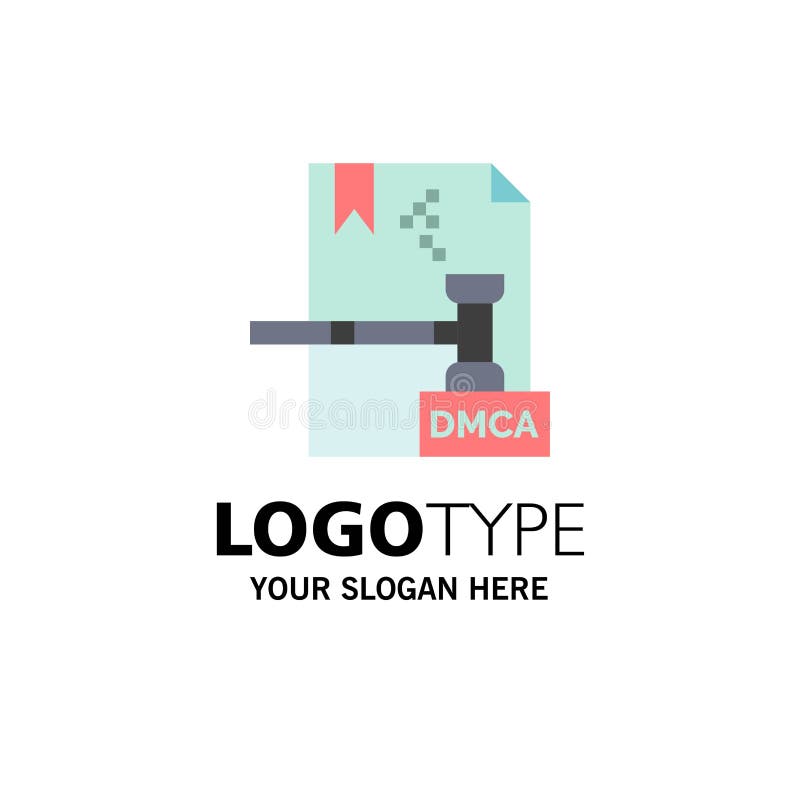 Business, Copyright, Digital, Dmca, File Business Logo Template. Flat ...