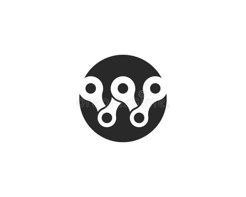 Chain logo design stock vector. Illustration of icon - 134153029