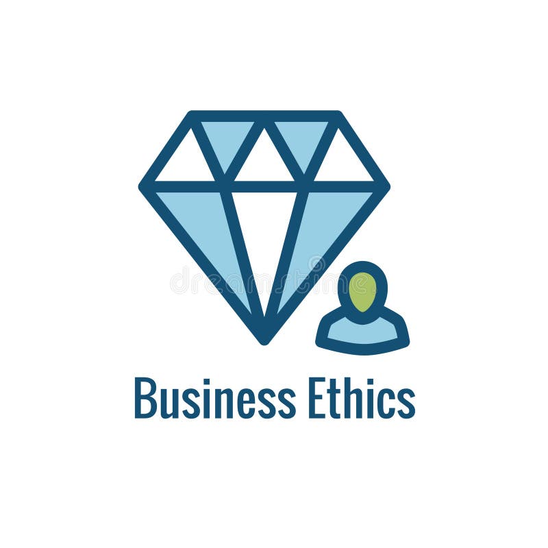 Business and Corporate Ethics Showing Company Values Icon Set- Web ...