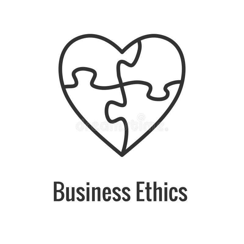 Business and Corporate Ethics Showing Company Values Icon Set- Web ...