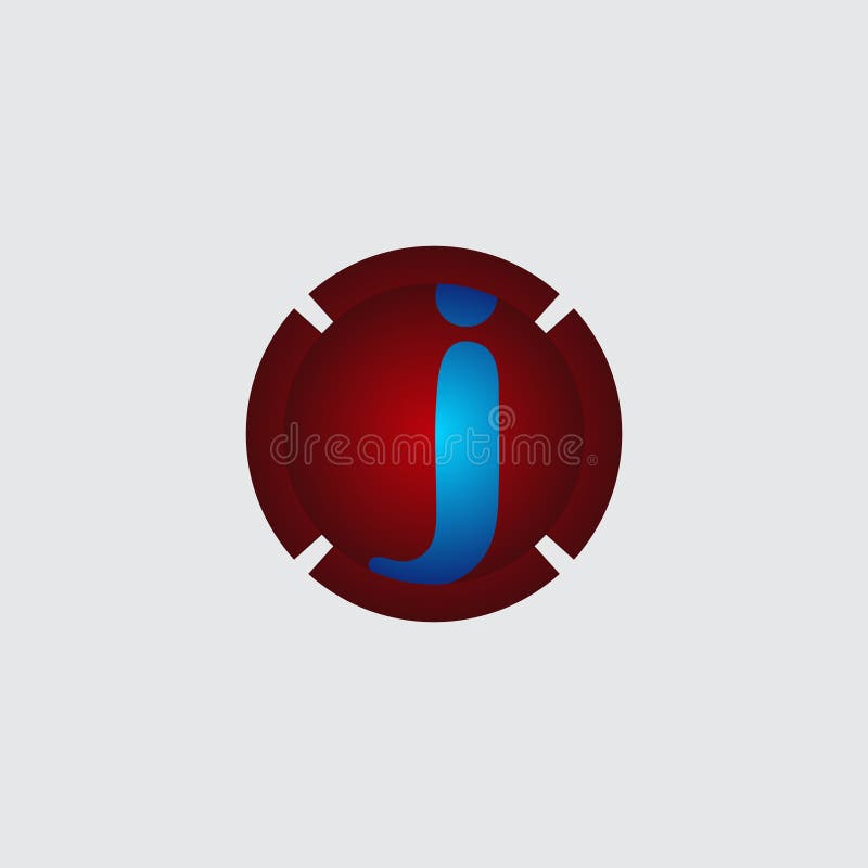 Business Corporate Initial Circle 3d Letter J Logo Design Template ...